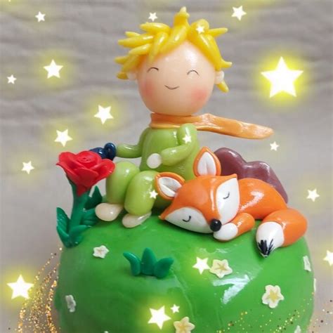 خرید و قیمت تاپر کیک شازده کوچولو از غرفه خانه عروسک خمیری