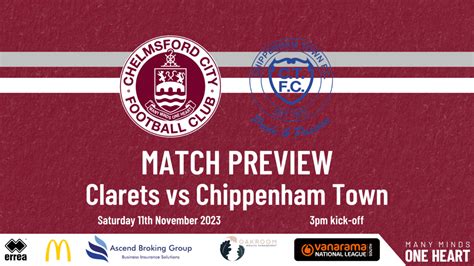 Chippenham Town H Match Preview Chelmsford City Fc