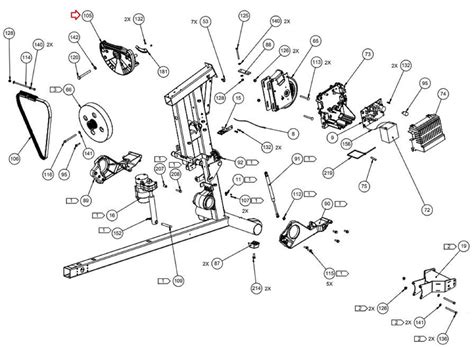 Precor Elliptical Hydraulic H Brake Input Assembly Ppp000000301325101