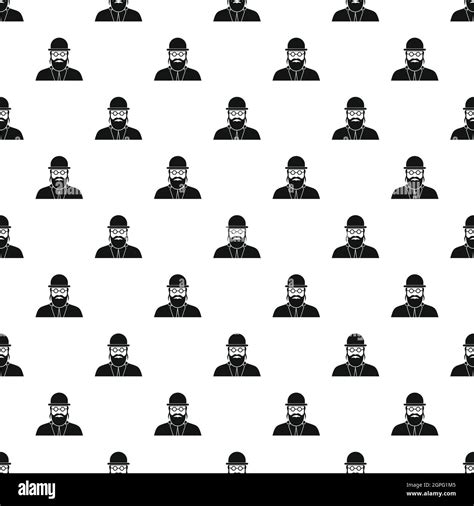 rabbi pattern simple style stock vector image and art alamy