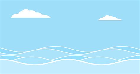 태양 배경으로 새벽 맑고 푸른 하늘에서 바다를 추상화 부드러운 그라데이션 파스텔 만화 그래픽입니다 어린이 디자인 이나 프리젠