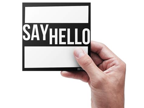 Introvert Sticker Say Hello Sticker Laptop Sticker Waterbottle Introvert Sticker Say Hello Sticker Laptop Sticker Waterbottle