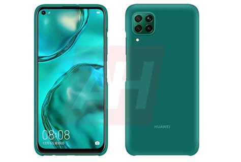 华为 Nova 6 Se 渲染图泄露，显示挖孔显示屏和四摄像头