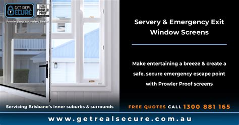 SERVERY EMERGENCY EXIT WINDOWS Brisbane Get Real Secure