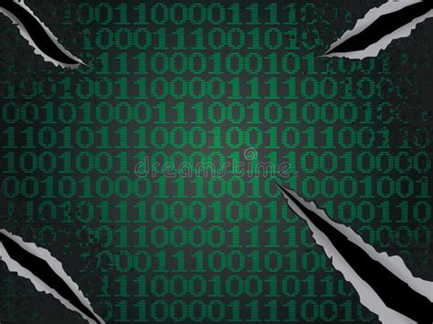 binary computer code stock vector illustration of stream 103878515