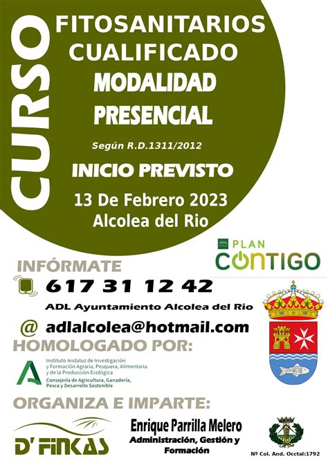 CURSO FITOSANITARIOS LISTA ADMITIDOS