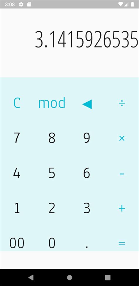 Flutterで電卓アプリ作ったよ Android Qiita