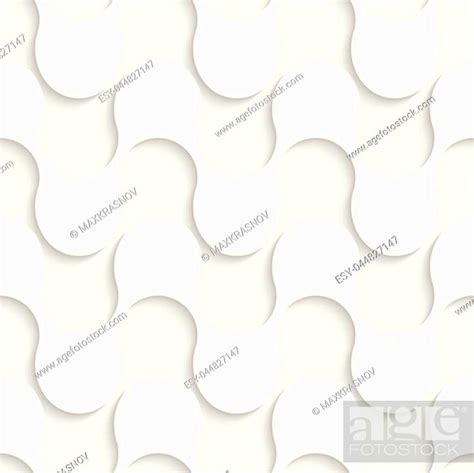 Seamless Wave Pattern Vector Soft Background Regular White Texture Stock Vector Vector And