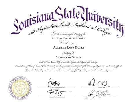 I Am Happy To Announce I Graduated From Louisiana State University