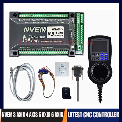 Controlador De Movimiento Mach3 Cnc Nvem Nvumv2 1 3 4 5 6 Ejes Ethernet