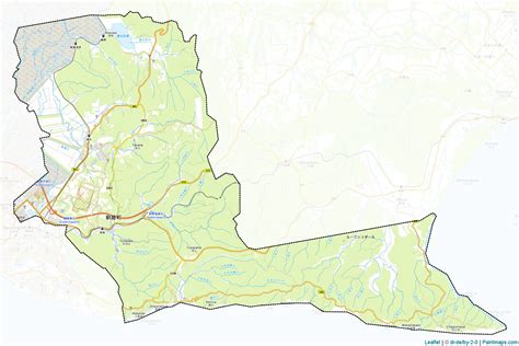 Sample Maps Of Kushiro Generated With Map Cropping Masking Tool