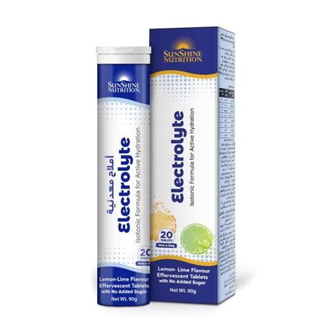 Sunshine Nutr Isotonic Electrolyte Effervescent Tablets Online Shopping