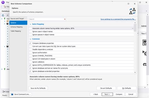 Check IF Database Exists In SQL Server Using Schema Compare