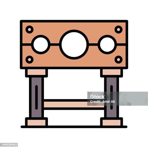 필로리 아이콘 고문당하는에 대한 스톡 벡터 아트 및 기타 이미지 고문당하는 디자인 범인 Istock