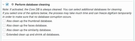 Database Cleaning — Digikam Manual 870 Documentation