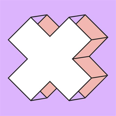 Isometric Cross Geometric Shape 11001773 Vector Art At Vecteezy