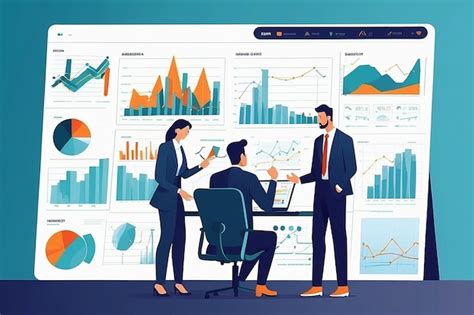 Premium Photo Flat Vector Design Statistical And Data Analysis For