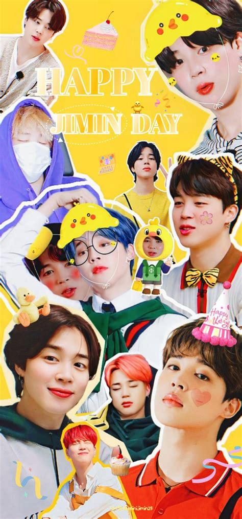 미니찜니🌻 On Twitter 🐣happy Jimin Day🐥 지민 생일 배경화면 Wallpaper 쨔만이 생일추카행🎂