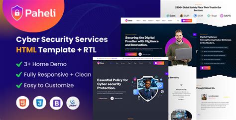 Paheli Cyber Security HTML Template By Themes Mountain ThemeForest