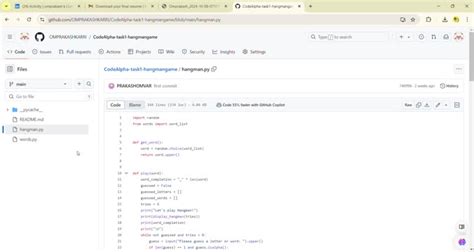 Omprakash K On Linkedin Python Hangman Learning Ai Webdevelopment