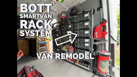 Bott Smartvan Van Racking Storage System Sneak Peek Van Racking