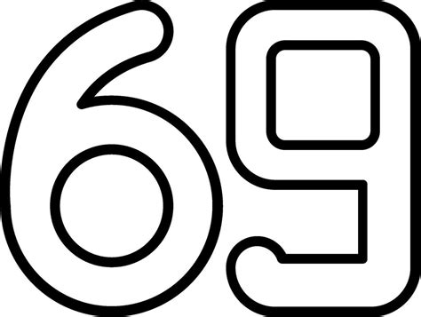 Sixty Nine Line Icon 47209187 Vector Art At Vecteezy