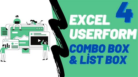 Excel Userform Combo Box And Lİst Box Excel Userform Öğreniyorum 4 Combobox Ve Listbox