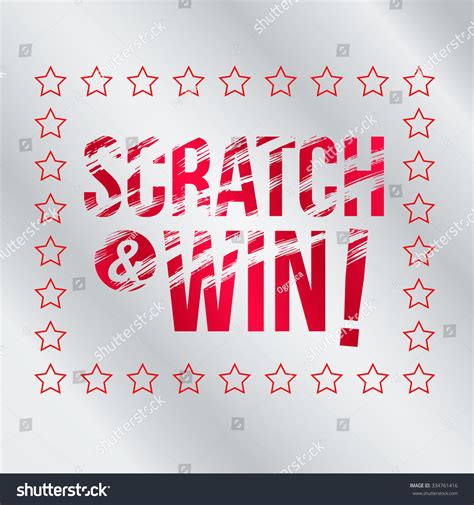 Letters Scratch Win Effect Scratch Marks Stock Vector Royalty Free