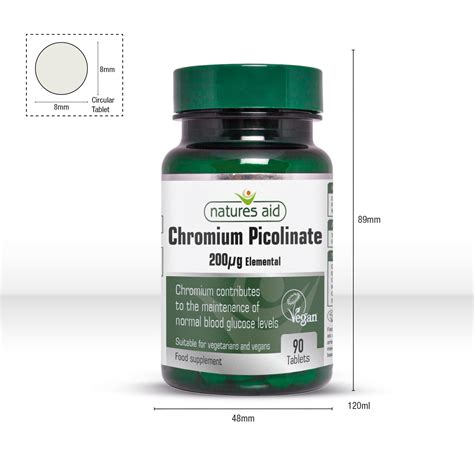 Chromium Picolinate 200µg elemental Fashion Nails Lytham