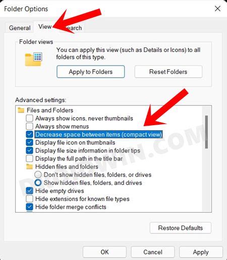 How To Decrease Folder Spacing In Windows 11 File Explorer Droidwin