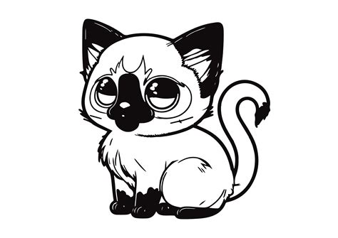 Cat Siamese Svg Siamese Cat Clipart Cute Siamese Cat Svg C Inspire