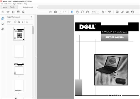 Dell Latitude Cs Portable Computer Service Manual Pdf Download