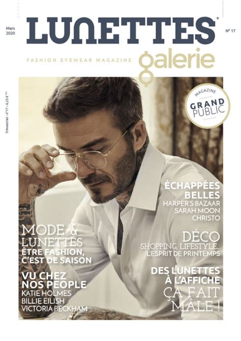 Sortie du magazine LUNETTES Galerie N17 printemps été 2020 Le Blog