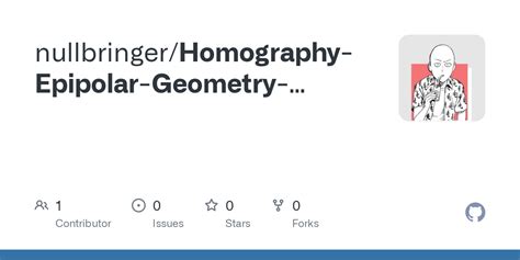 Github Nullbringer Homography Epipolar Geometry Color Quantization