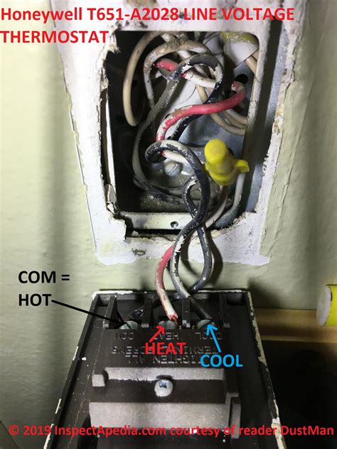 Honeywell Line Voltage Thermostat Wiring Diagram Wiring Diagram