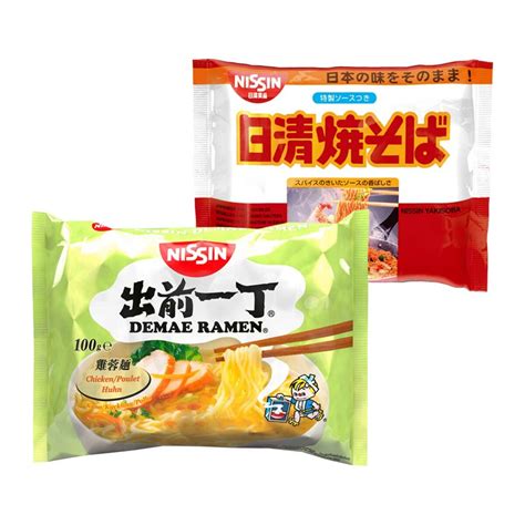 NISSIN DEMAE RAMEN JAPANISCHE NUDELSUPPE Versch Sorten Je 100 G Btl
