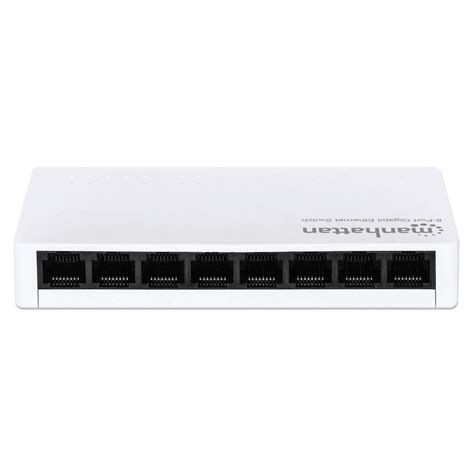 8 Port Gbe Desktop And Wall Mount Netw Switch 4 Pack Plug And Play Fanless