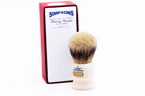 Simpsons Chubby 2 Super Badger Shave Brush Razor Emporium