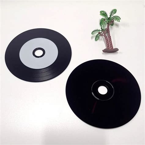 Cd케이스 Ritek 인쇄 가능한 Cd R 빈 디스크 기록 가능한 컴팩트 디스크 비닐 디스크 블랙 미디어 음악 디스크