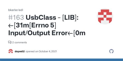 Usbclass Lib M Errno Input Output Error M Issue Bkerler Edl Github