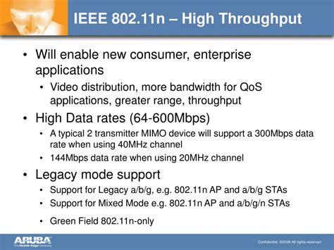 Ppt Ieee 802 11n High Throughput Powerpoint Presentation Free Download Id 1244656