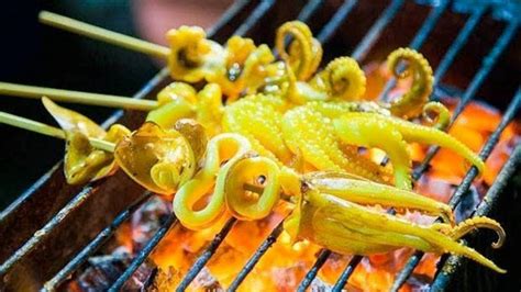 ปลาหมึกย่าง Mr Octopus อ่าวนาง กระบี่ สั่งอาหารเดลิเวอรี Wongnai X Line Man