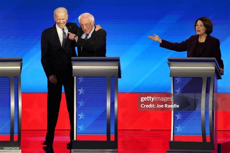 Democratic Presidential Candidates Former Vice President Joe Biden