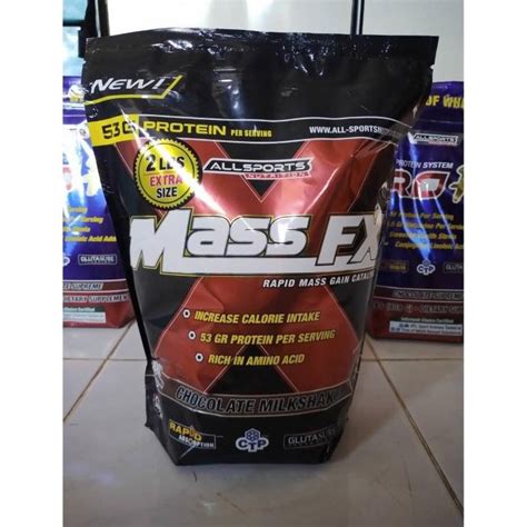 Jual Brg Baru Gainner Mass Fx 4 Lbs Suplemen Fitnes Gainer 4lbs