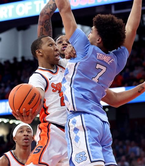 Syracuse Basketball Upsets North Carolina For Adrian Autrys First