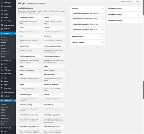 Woocommerce Product Filter Widgets In Product Table Plugin