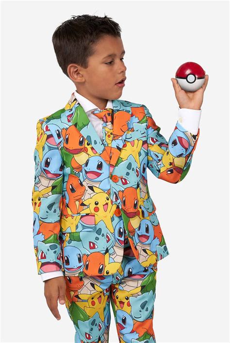 Officieel Gelicentieerd Pokemon Pak Jongens Opposuits