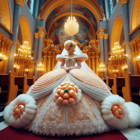 Princess Rosalina As Bride By Spongebobnintendo20 On Deviantart