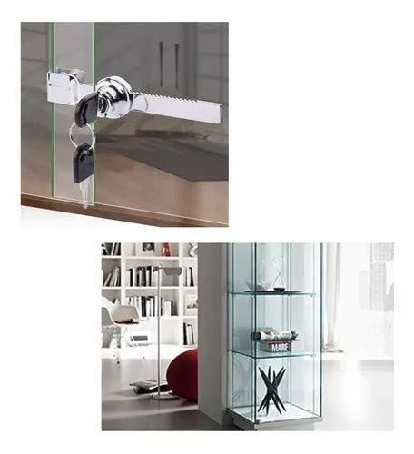 Cerradura Serrucho Para Puertas Vidrio De Vitrina Corrediza En Venta En