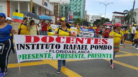 Protestas de maestros en el país